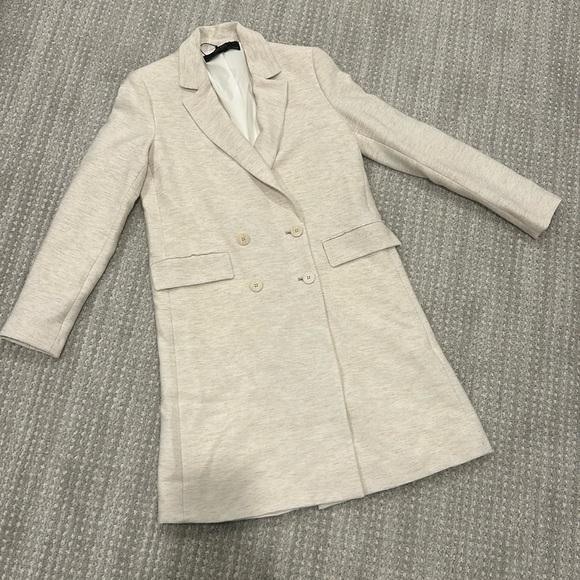 Zara | Jackets & Coats | Zara Basic Outerwear Long Trench Coat | Poshmark